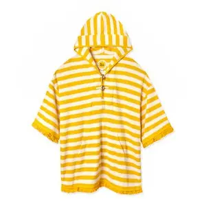 TOMBOLO Stripe' Beach Towel Top - Saffron