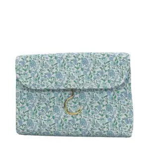 TRVL DESIGN Hamptons Floral Hanging Toiletry Bag - Blue