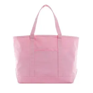 TRVL DESIGN Peony Printed Coated Canvas Maxi Tote - Pink
