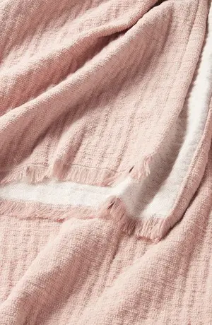Nordstrom Chenille Throw - Pink Fawn Multi
