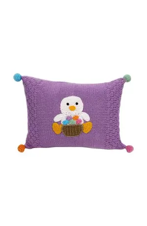 MELANGE COLLECTION Duckling Mini Pillow - Purple