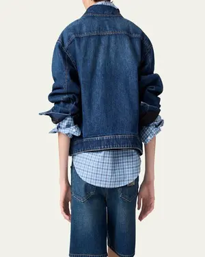 Miu Miu Oversized Denim Trucker Jacket