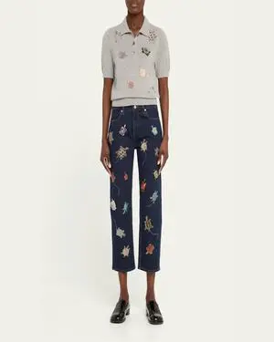 Libertine Turtle Time Cashmere Polo Sweater