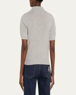 Libertine Turtle Time Cashmere Polo Sweater