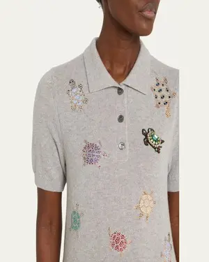 Libertine Turtle Time Cashmere Polo Sweater
