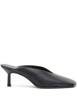 3.1 Phillip Lim 68mm Square-toe Mules - Black