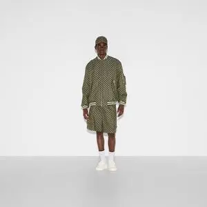 Gucci Cotton Jacquard Jacket With Gg Shadow