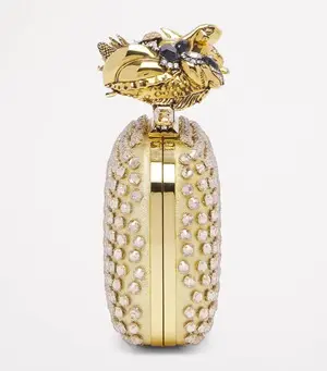 Alexander McQueen Crystal Bosch Knuckle Clutch