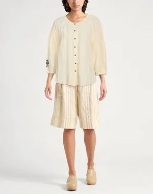 OTTOD'AME Cotton Shirt With Appliqués