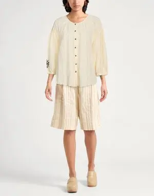 OTTOD'AME Cotton Shirt With Appliqués