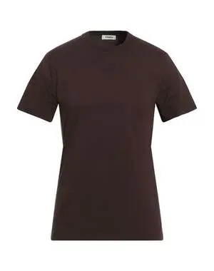 Sandro Man T-shirt Yellow Size Xs Cotton Brown