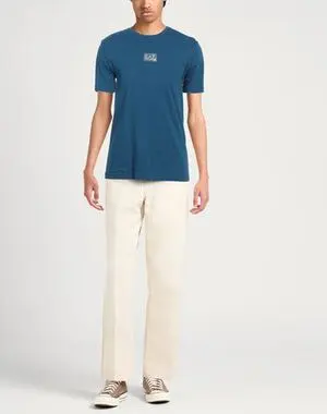 EA7 T-shirt Size Cotton - Light Blue