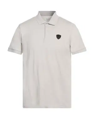 EA7 Polo Shirt Light Size Cotton - Grey