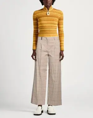 Peserico Wide-leg Glen Plaid Pants