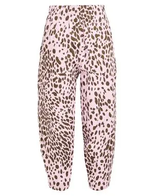 OTTOD'AME Tapered Animal Print Pants - Pink