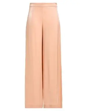 OTTOD'AME Wide-leg Metallic Crepe Pants - Pink