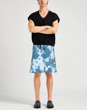 Versace Tie-dye French Terry Shorts - Blue