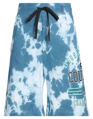 Versace Tie-dye French Terry Shorts - Blue