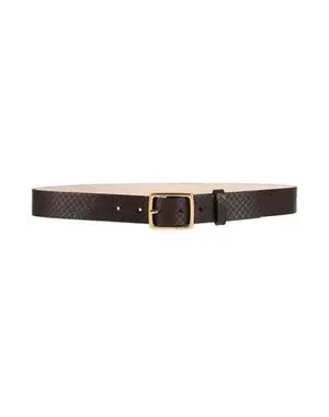 Rag & Bone Textured-Leather Belt Brown