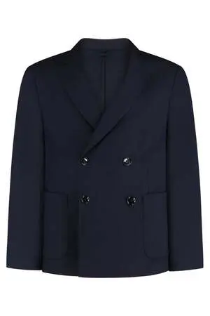 BOSS Virgin Wool Two-piece Suit - Blue