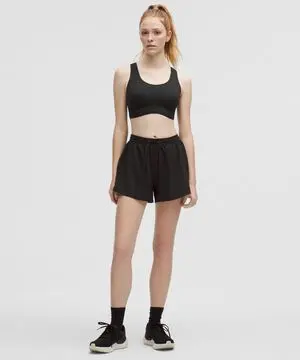 Lululemon Go Further Bra With Support Code Technology - Black