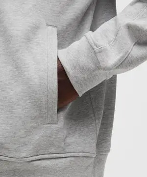 Lululemon French Terry Pullover Hoodie - Heathered Core Light Grey