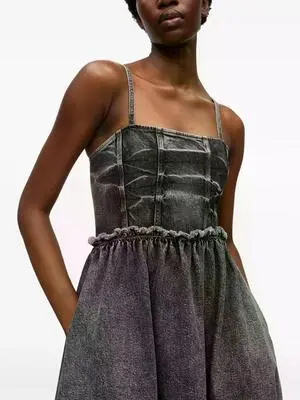 GANNI Denim Midi Dress