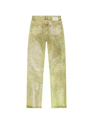 GANNI Foil Flared Jeans