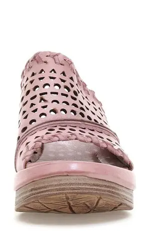A.S.98 Sturgis Wedge Sandal - Blush