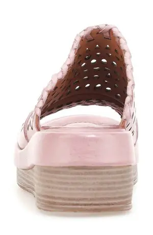 A.S.98 Sturgis Wedge Sandal - Blush