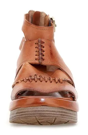 A.S.98 Stanton Wedge Sandal - Whiskey