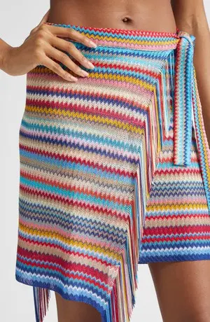 Missoni Chevron Cover-up Miniskirt