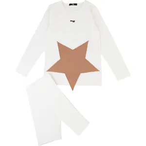 NOGGIWEAR Puffy Star Loungewear - Tan