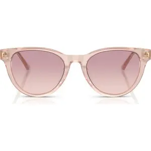 JIMMY CHOO Trace Phantos Sunglasses - Opal Pink/gradient Violet