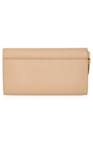 TOM FORD Tara Leather Wristlet - Jaa Light Beige