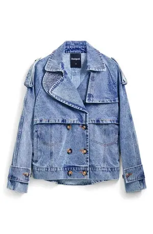 Desigual Oversized Denim Trucker Jacket