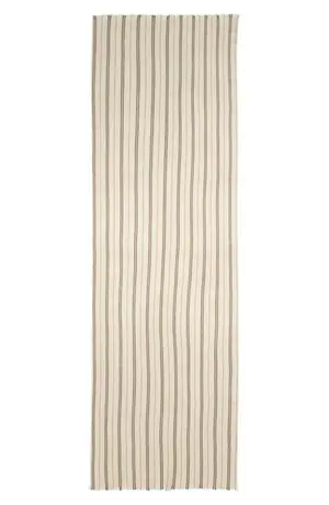 Vince Messa Stripe Cashmere Fringe Scarf