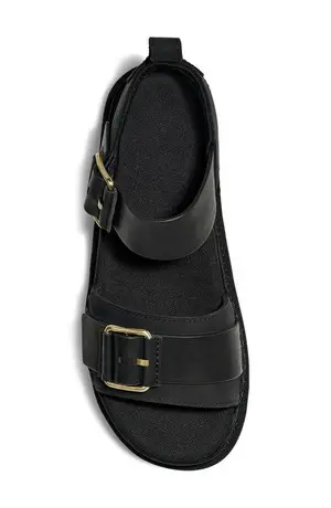 UGG Goldenstar Villa Platform Sandals - Black