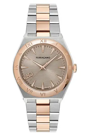 FERRAGAMO Two-tone Bracelet Watch - Two Tone