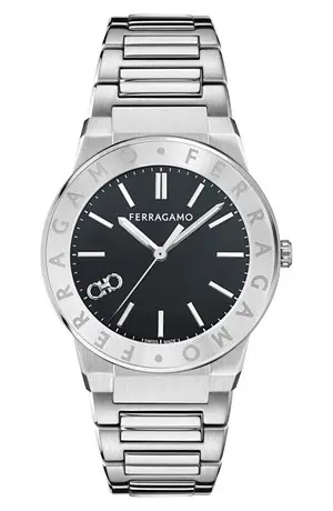 FERRAGAMO Logo Bracelet Watch - Stainless Steel
