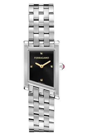 FERRAGAMO Asymetrique Bracelet Watch - Stainless Steel