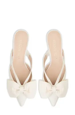 Jack Rogers Cynthia Bow Mules - Ivory