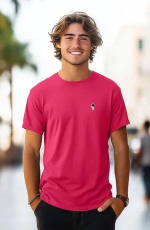 DALIX Astronaut Tee - Fuchsia