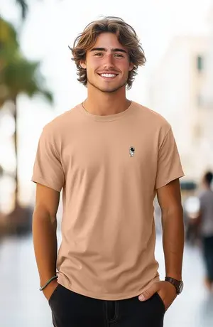 DALIX Astronaut Tee - Peach
