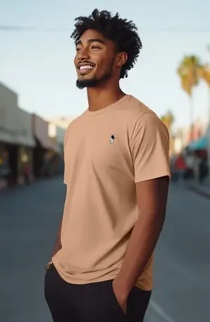 DALIX Astronaut Tee - Peach