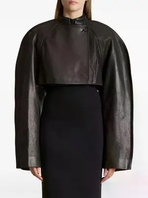 Khaite Rotha Leather Jacket