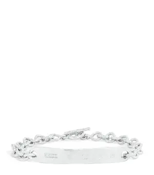 THE OUZE Sterling Hallmark Id Bracelet - Silver