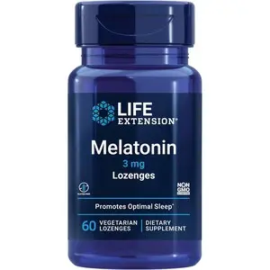 LIFE EXTENSION Melatonin 3mg 60 Lozenges - One-color