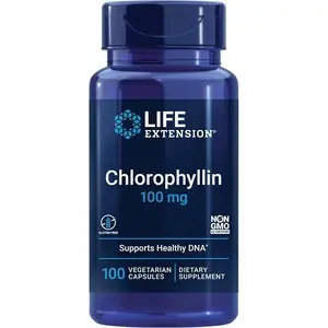 LIFE EXTENSION Chlorophyllin 100mg 100 Capsules - One-color
