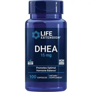 LIFE EXTENSION Dhea 15mg 100 Capsules - One-color